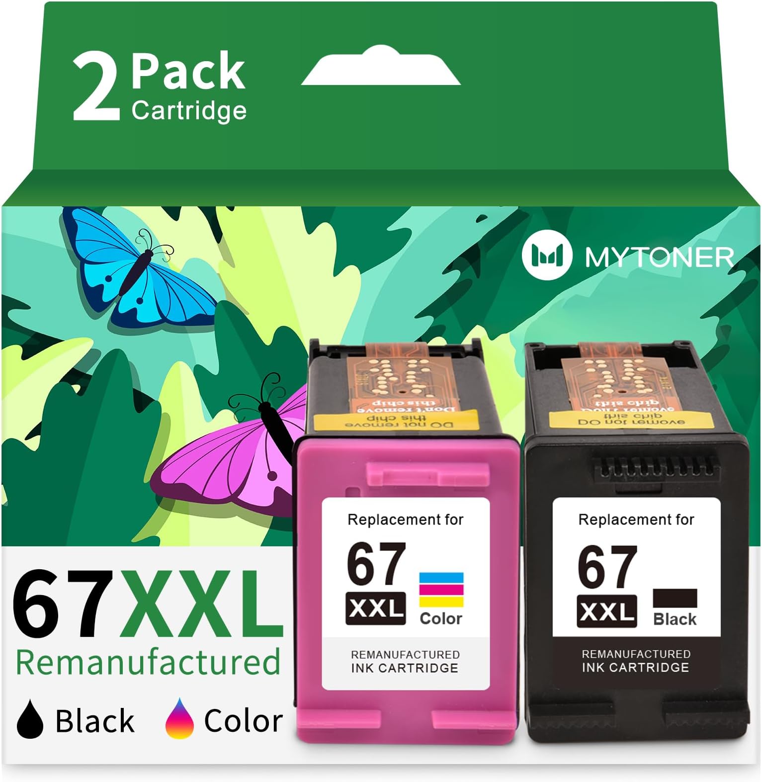 Amazon.com: Ubinki Remanufactured Ink Cartridge Replacement for HP 67XL ...