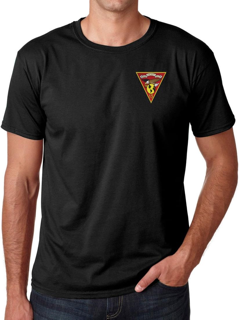 Amazon.com: USMC Marines MAG 13 Embroidered Logo - Ringspun Cotton T ...