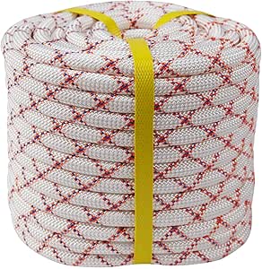 Amazon.com: Double Braid Polyester Arborist Rope -1/2 inch x 100 feet ...