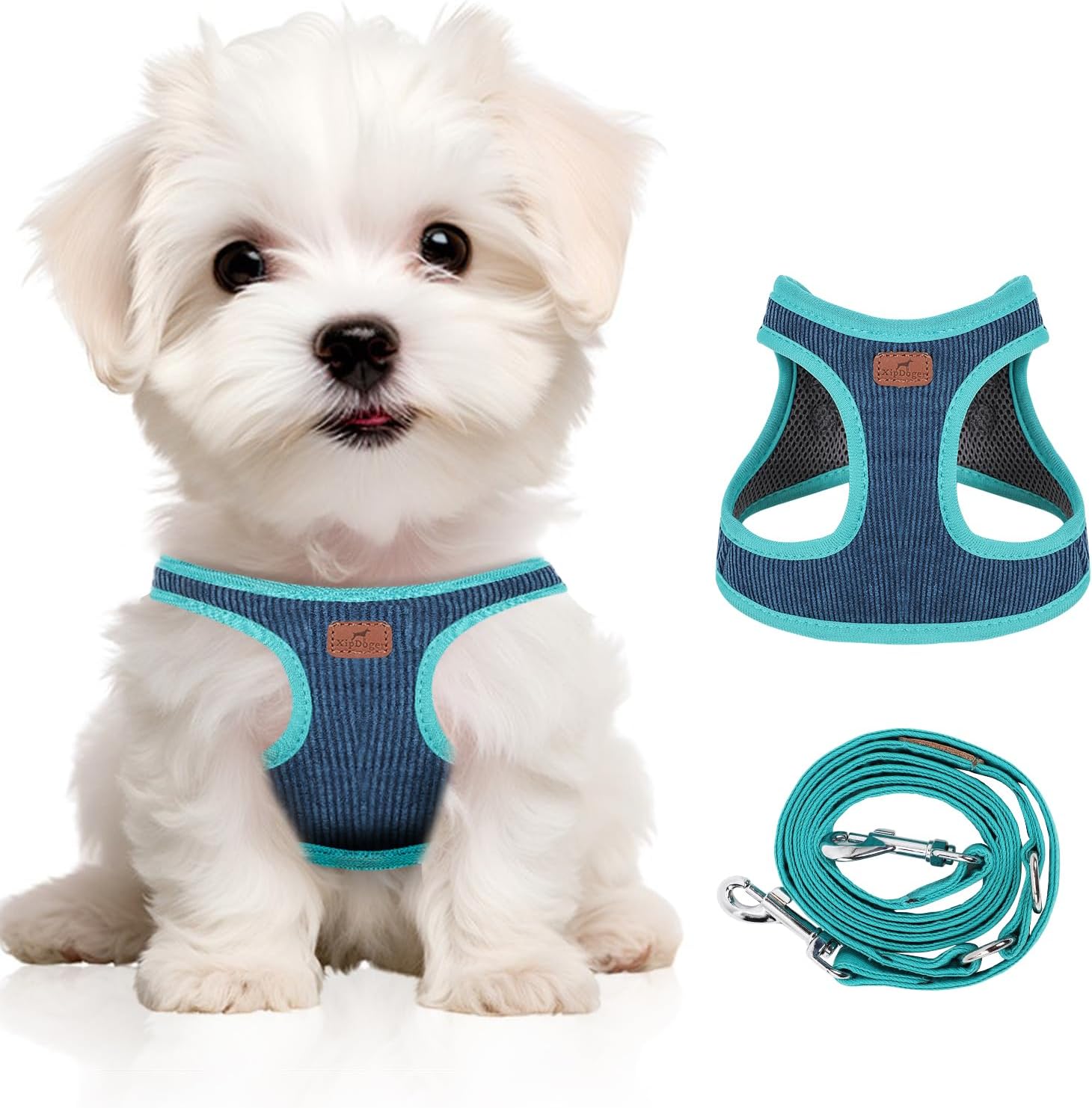 Amazon.com : Xipdoger Dog Harness with Multifunction Dog Leash,No Pull ...