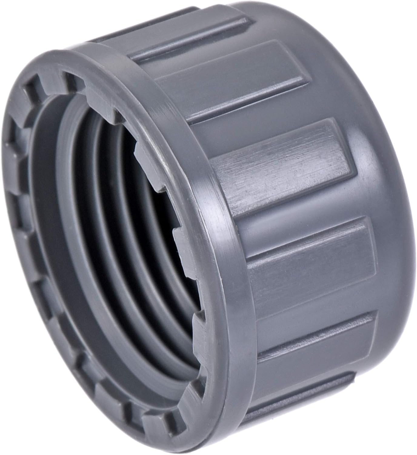 Amazon.com : uxcell 1/2PT Pipe Fitting Cap, PVC Round Female Thread ...