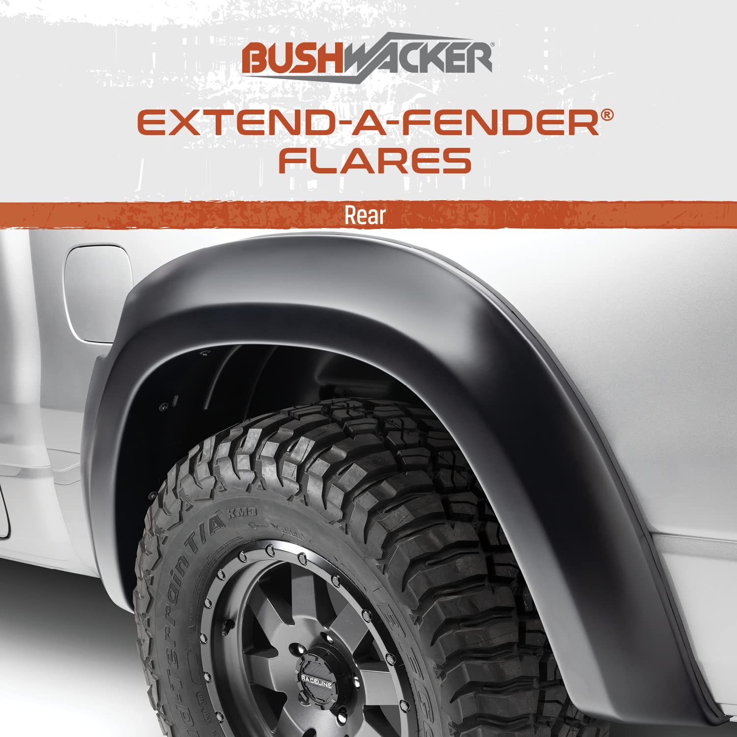 Bushwacker Extend-A-Fender Extended Rear Fender Flares | 2-Piece Set ...
