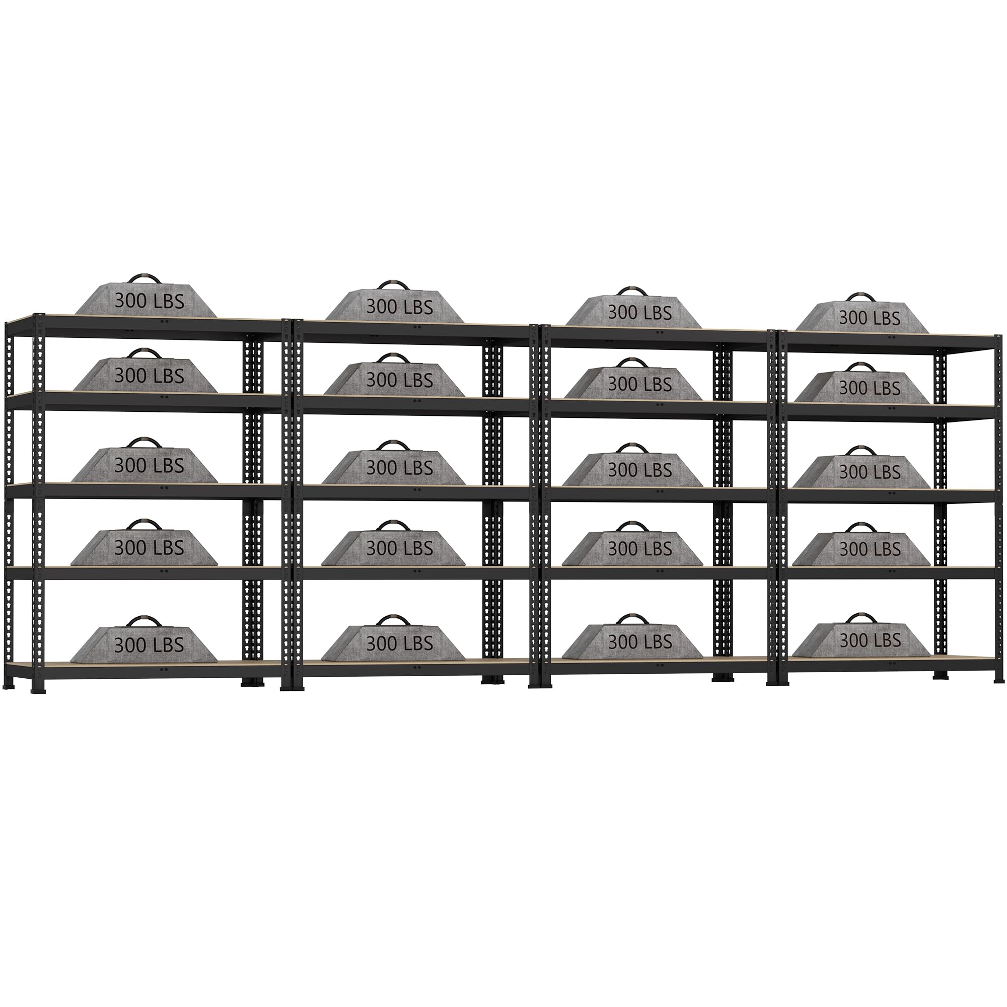Amazon.com: BuxWellBang 4 Packs 35.5" W x 16" D x 71" H Adjustable ...