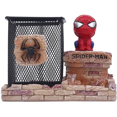 Amazon.com: Spiderman Pen Holder, BREIS Creative Novelty Office Desk ...