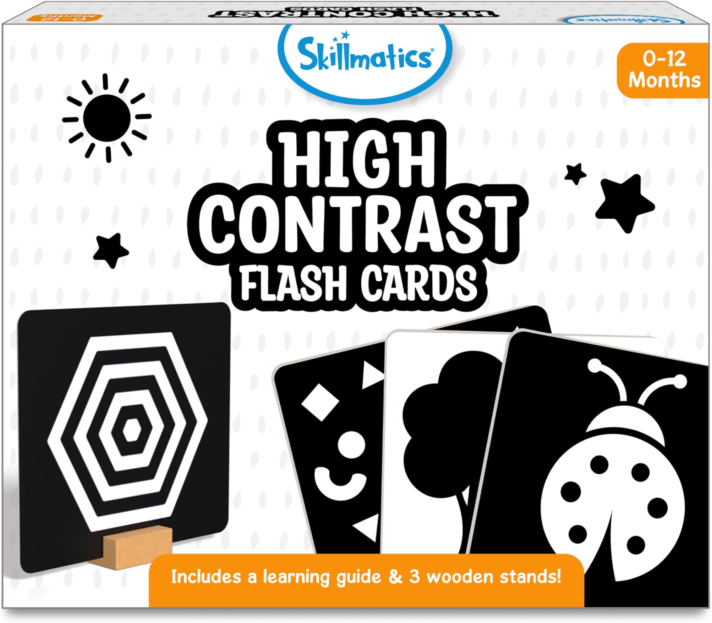 Buy Skillmatics Large Flash Cards for Babies & Infants - High Contrast ...