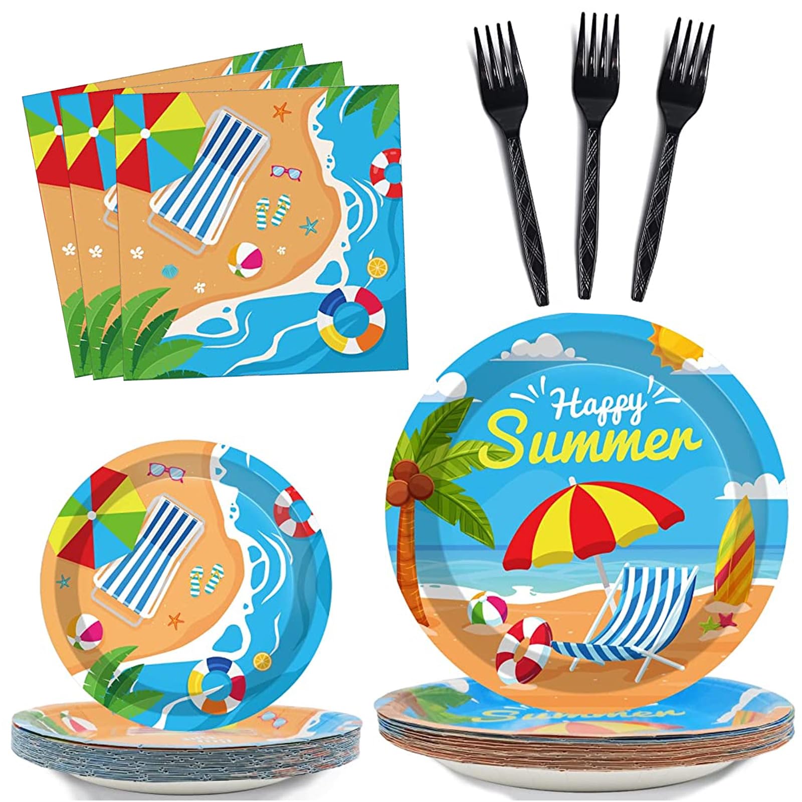 Beach Party Plates And Cups