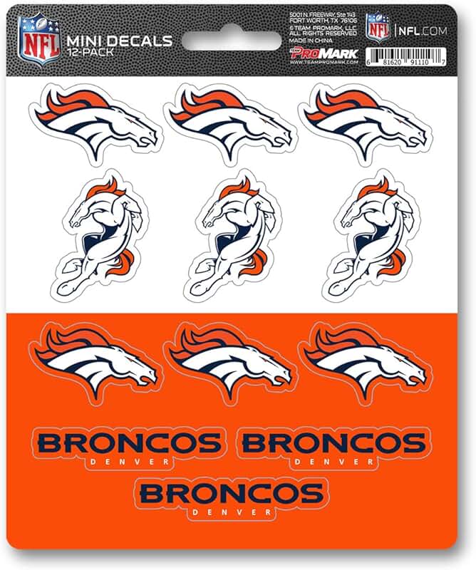 Amazon.com: broncos stickers