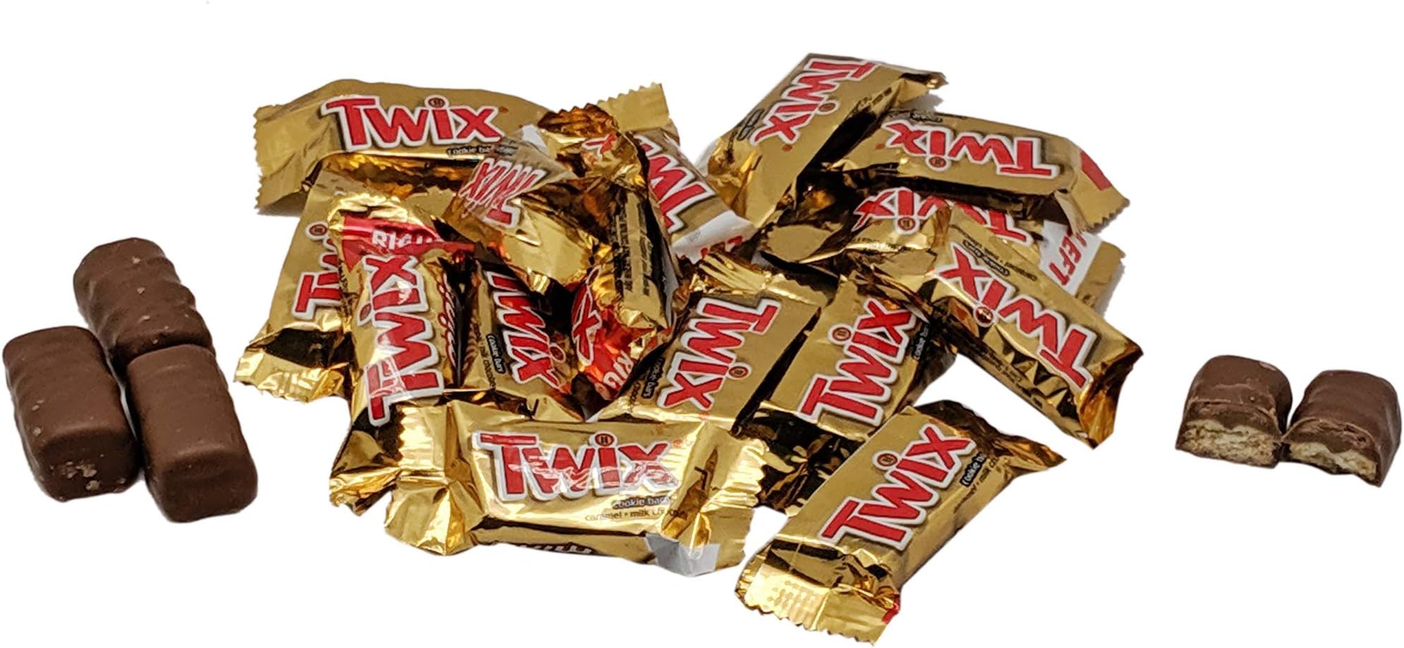 Amazon.com : TWIX Full Size Caramel Chocolate Cookie Candy Bar, 1.79 oz ...