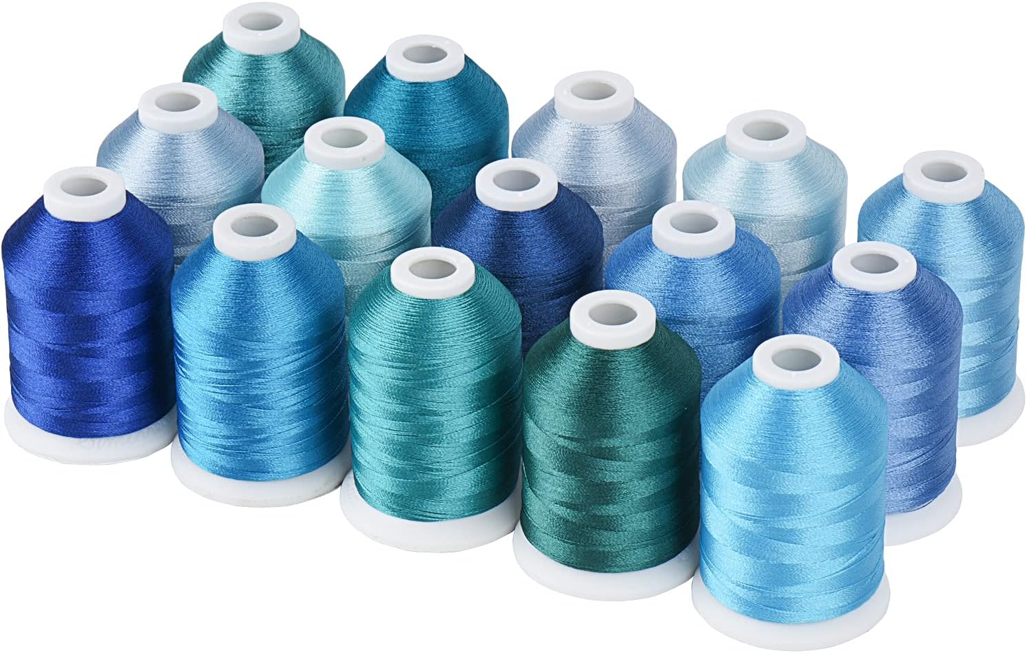 Amazon.com: Simthread Machine Embroidery Thread with Storage Box ...