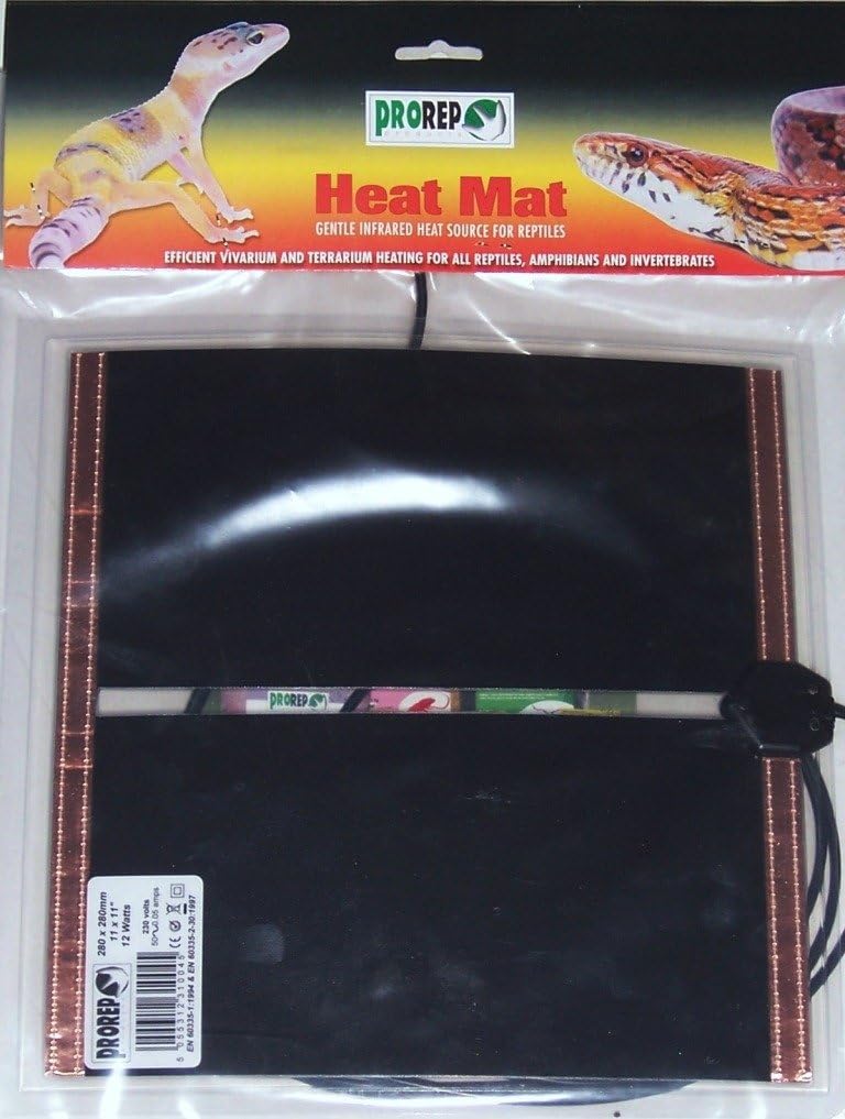 ProRep Heat Mat, 102 x 127 mm, 4 Watt : Amazon.co.uk: Pet Supplies
