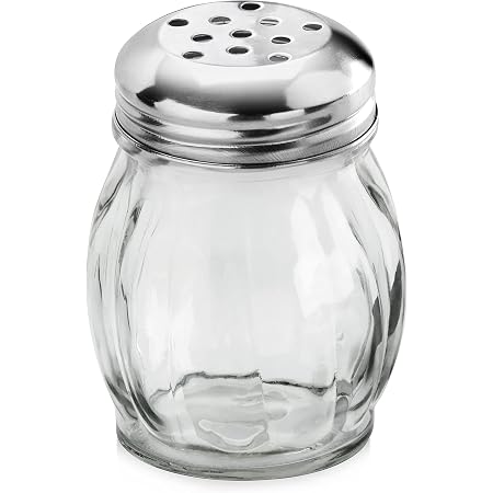 Amazon.com: New Star Foodservice 22377 Glass Swirl Cheese Shaker with ...