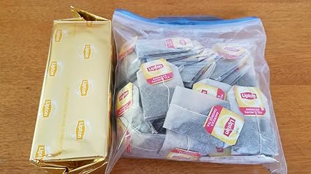 Amazon.com : Lipton Black Tea Bags 100% Natural Tea 104 ct (Pack of 2 ...