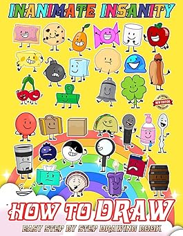 Amazon.com: How to Draw Inanimate Insanity + Coloring Pages: Learn How ...
