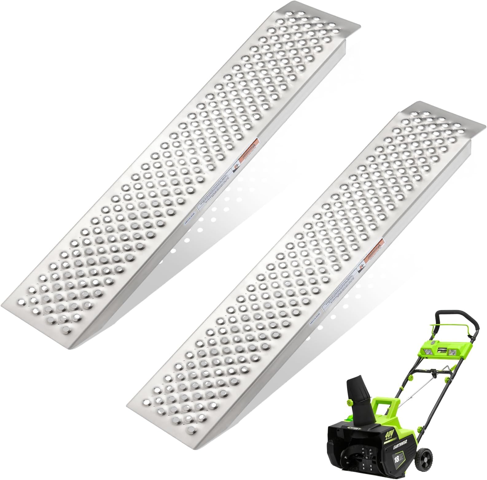 Amazon.com: VEVOR Aluminum Ramps, 880 LBS Capacity 47.2" x 8.5" Loading ...
