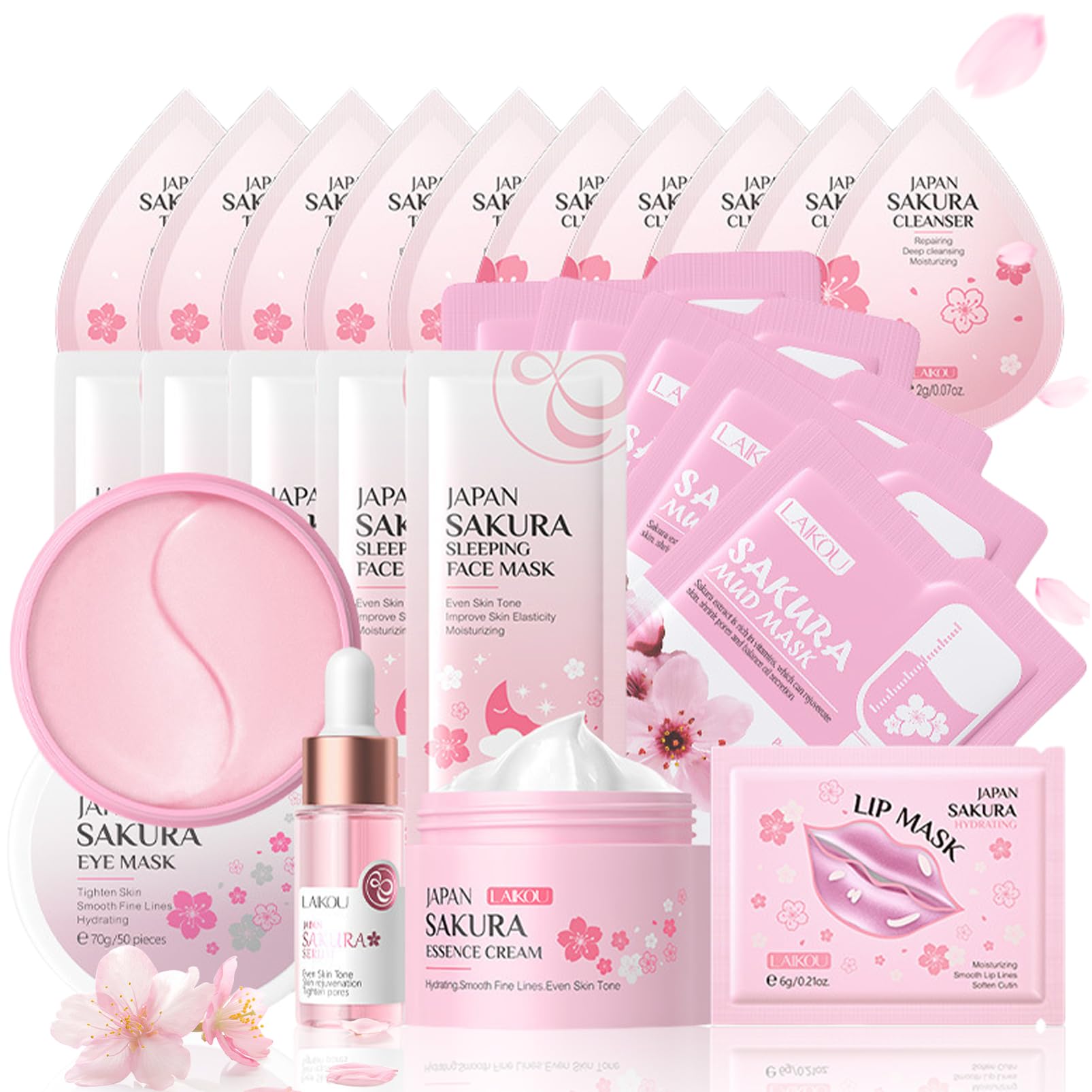 Amazon.com : Sakura Skin Care for Teenage Girls Women Gift Set, Skin ...