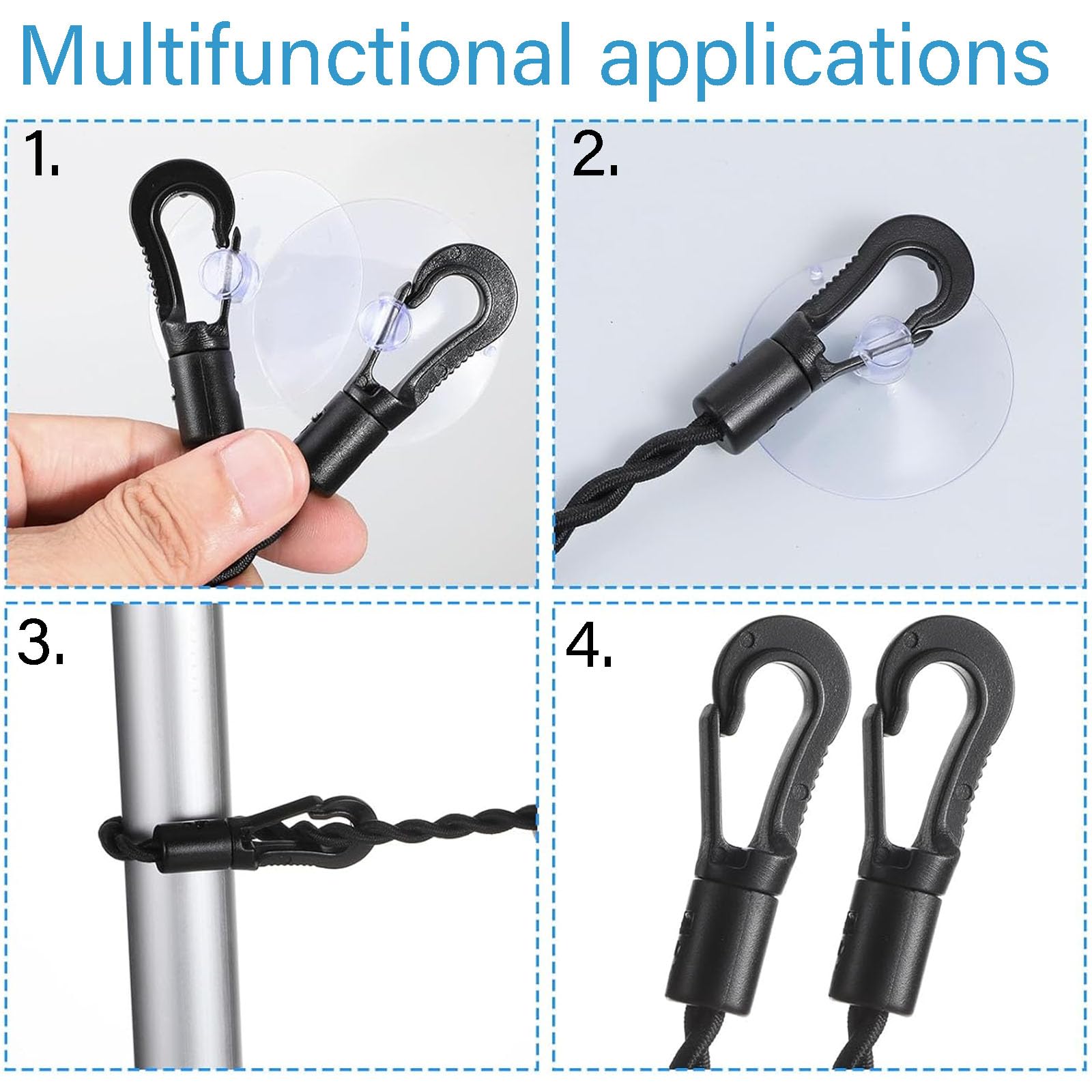 2 Pcs Travel Washing Line, Travel Clothes Line, Camping Clothes Line ...