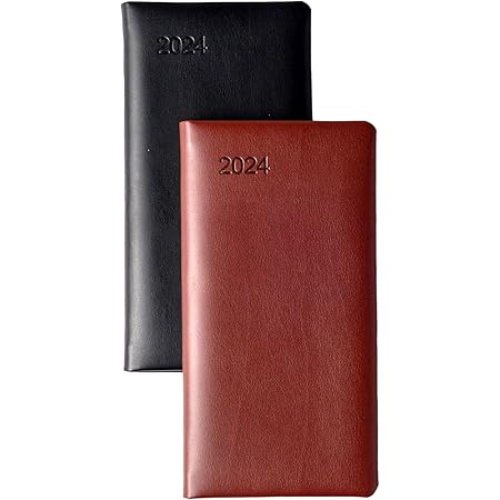 Mahavir Vertical Slim Line Pocket Diary 2024 | Small Size (3inch x ...