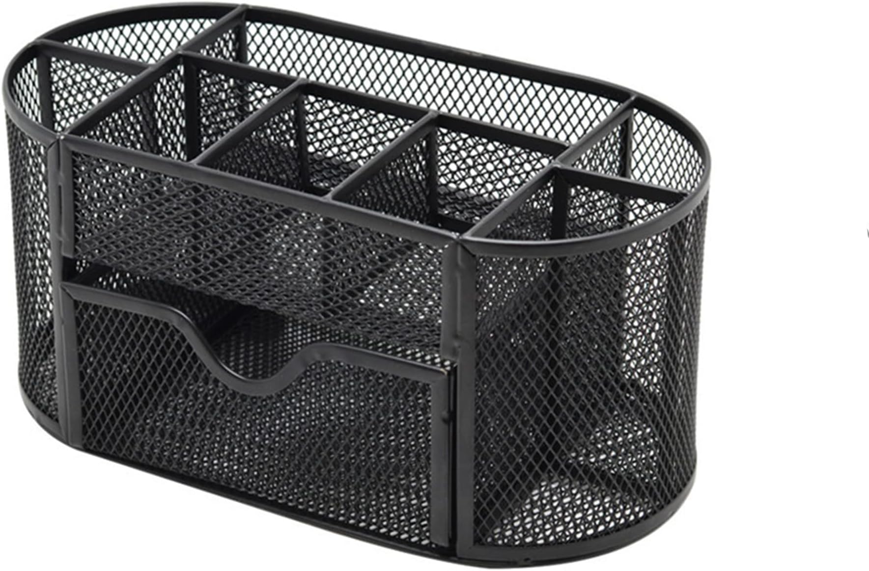 Amazon.com : Amazon Basics Mesh Desk Office Organizer, Black, 9.25" x 4 ...