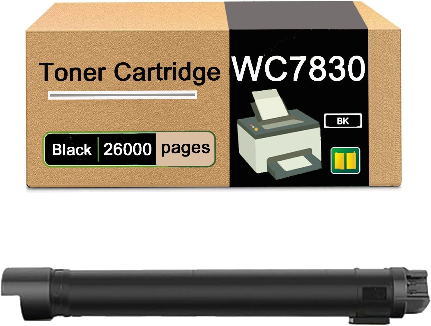 Amazon.com: Toner Cartridge Replacement for WC7830 Compatible for Xerox ...