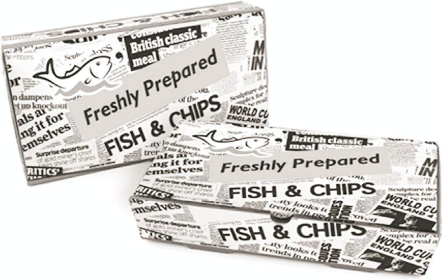 Fish and CHIP Box (Small, Medium & Large) (Large - 153 * 310 * 52 ...