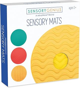 Amazon.com: Sensory Genius Sensory Mats for Children & Adults - 4 Large ...
