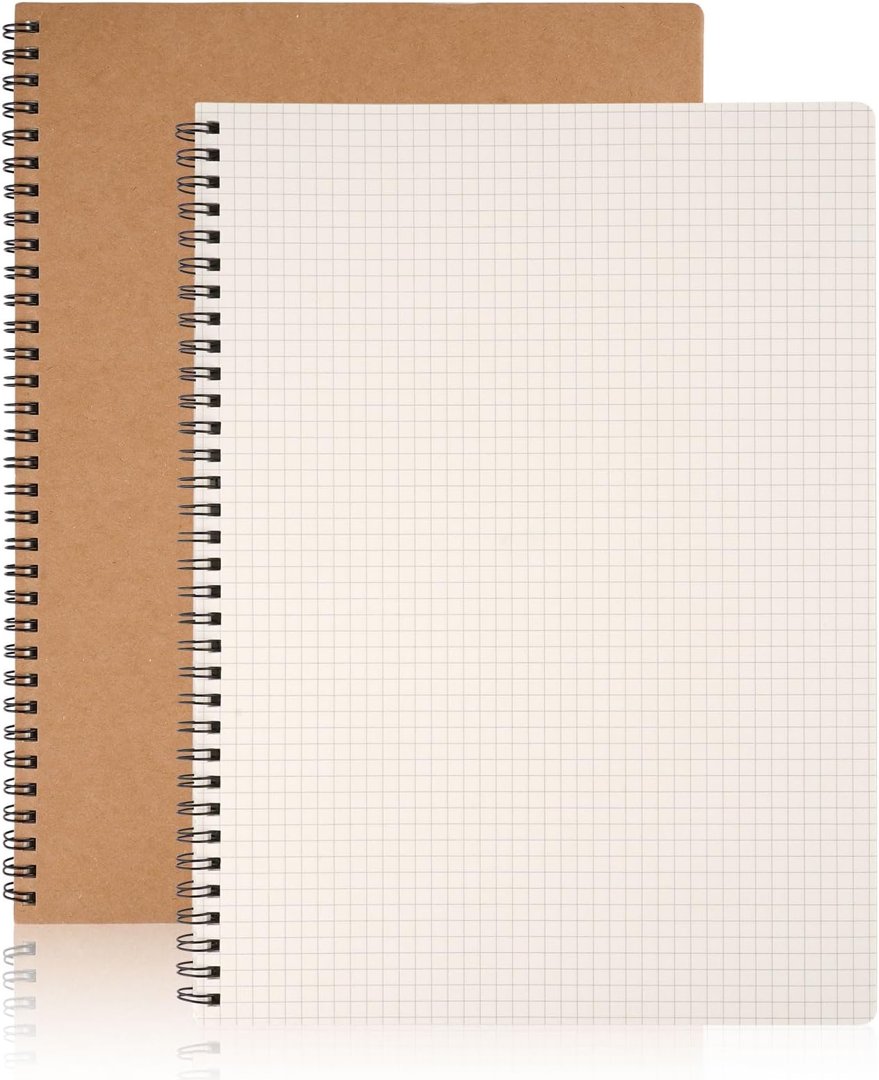 ROARING SPRING Whitelines Spiral Graph Ruled Notebook, Digitally ...