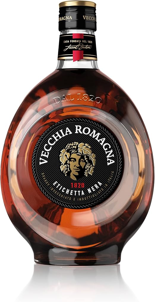 Vecchia Romagna Etichetta Nera Brandy 38% Vol. 0,7l : Amazon.es: Alimentación y bebidas