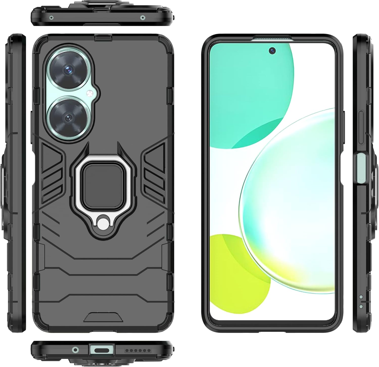 Amazon.com: Kukoufey Case for Huawei nova 11i Case Cover,Magnetic Car ...