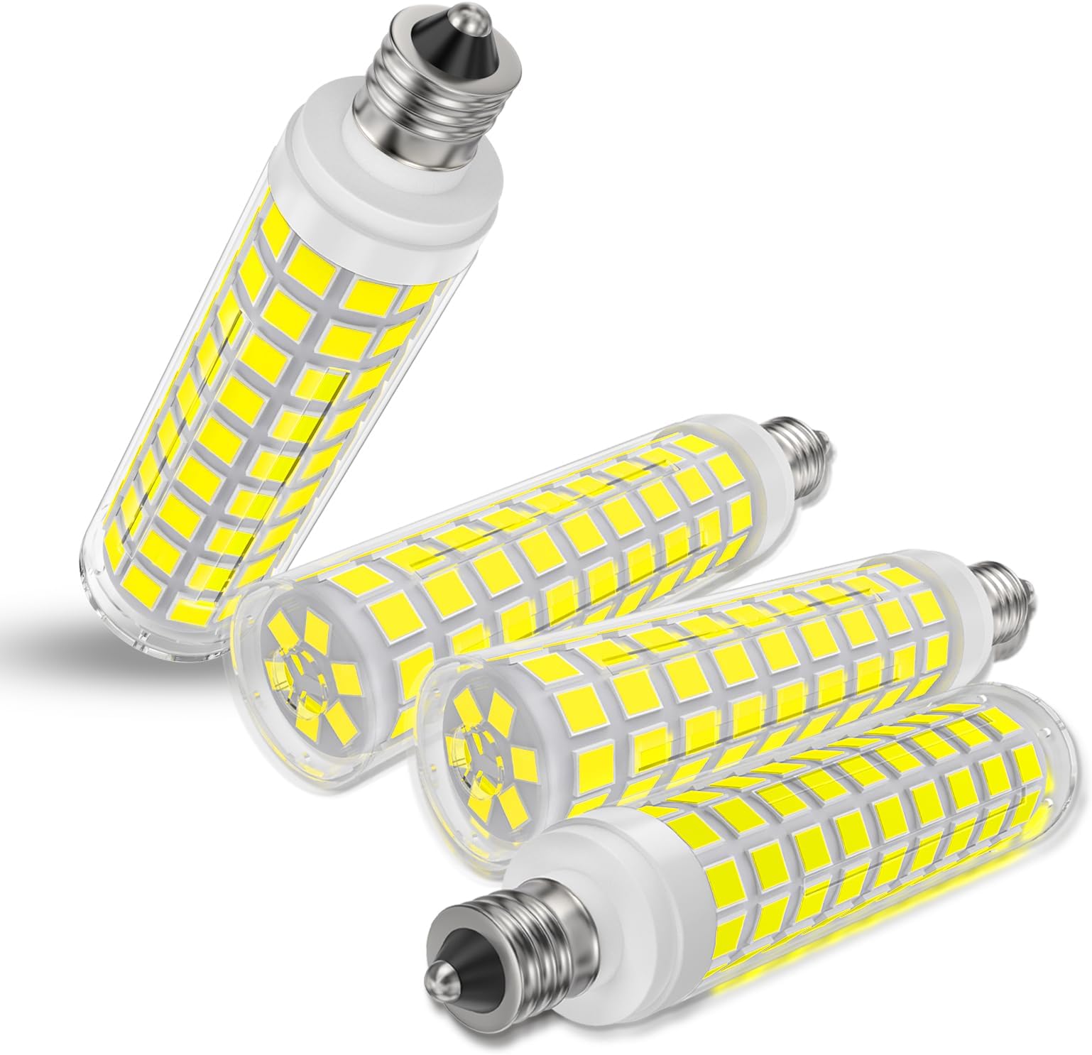 [4-Pack] E11 led Bulb, 75W or 100W Equivalent Halogen Replacement ...