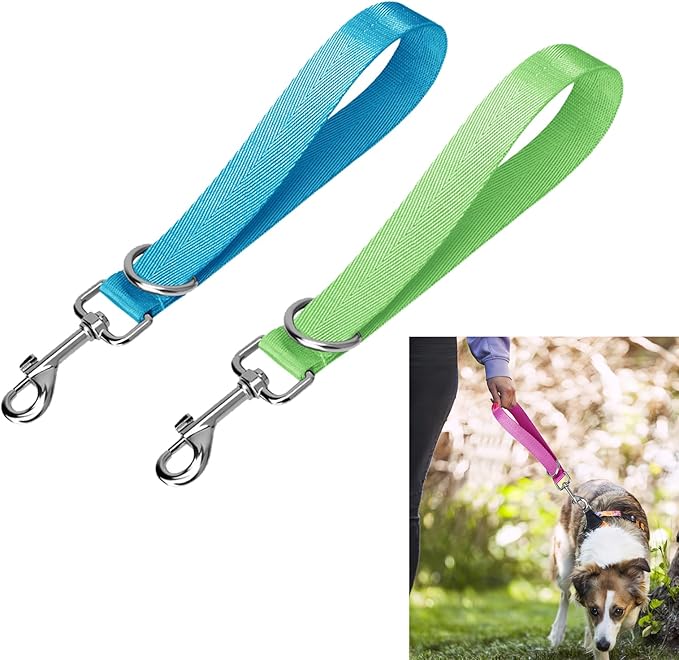 Amazon.com : Short Dog Leash,Short Lead,Dog Training Tab Leash for ...