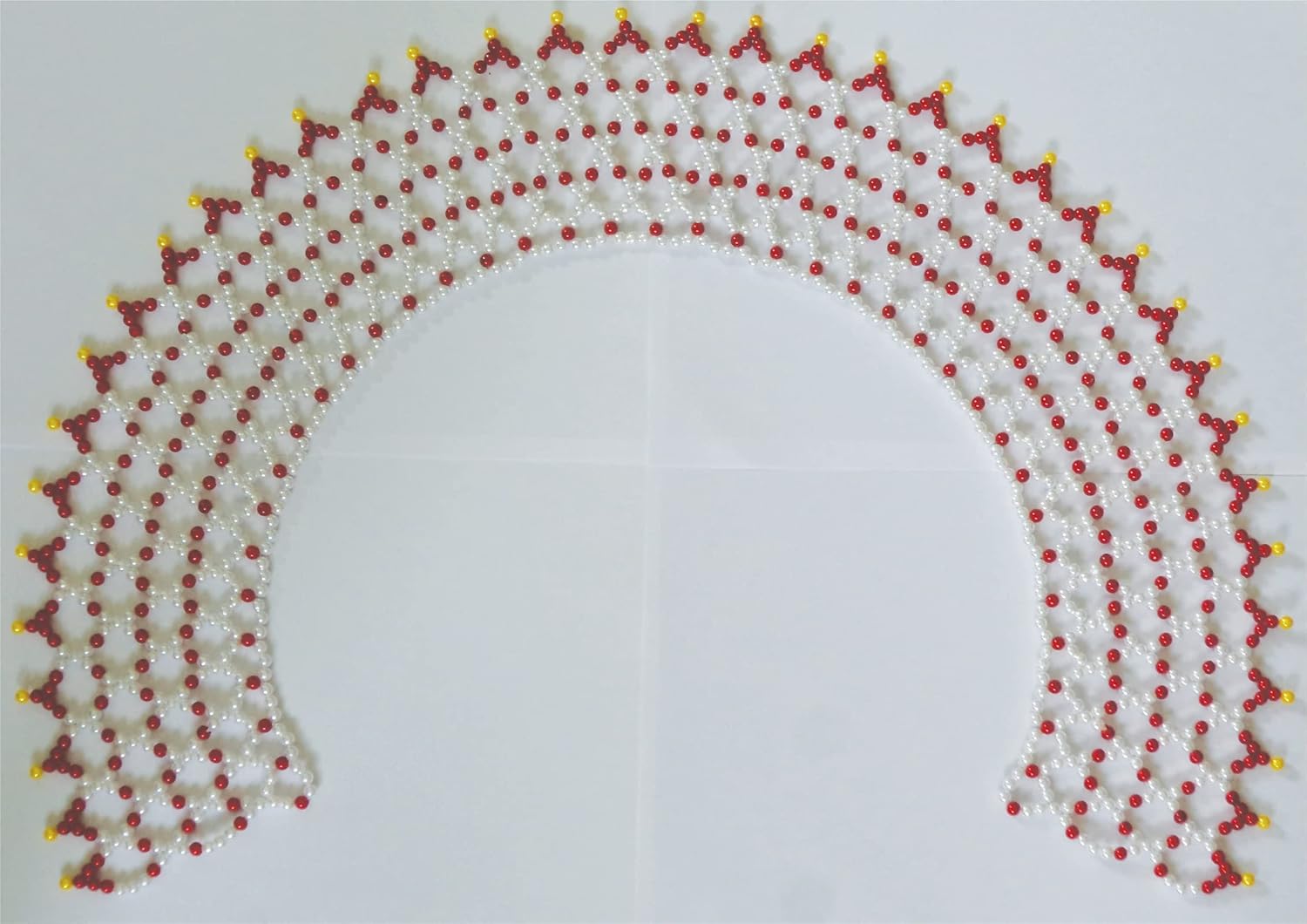 VE_Plastic Moti Mahirap (White+Red) : Amazon.in: Musical Instruments