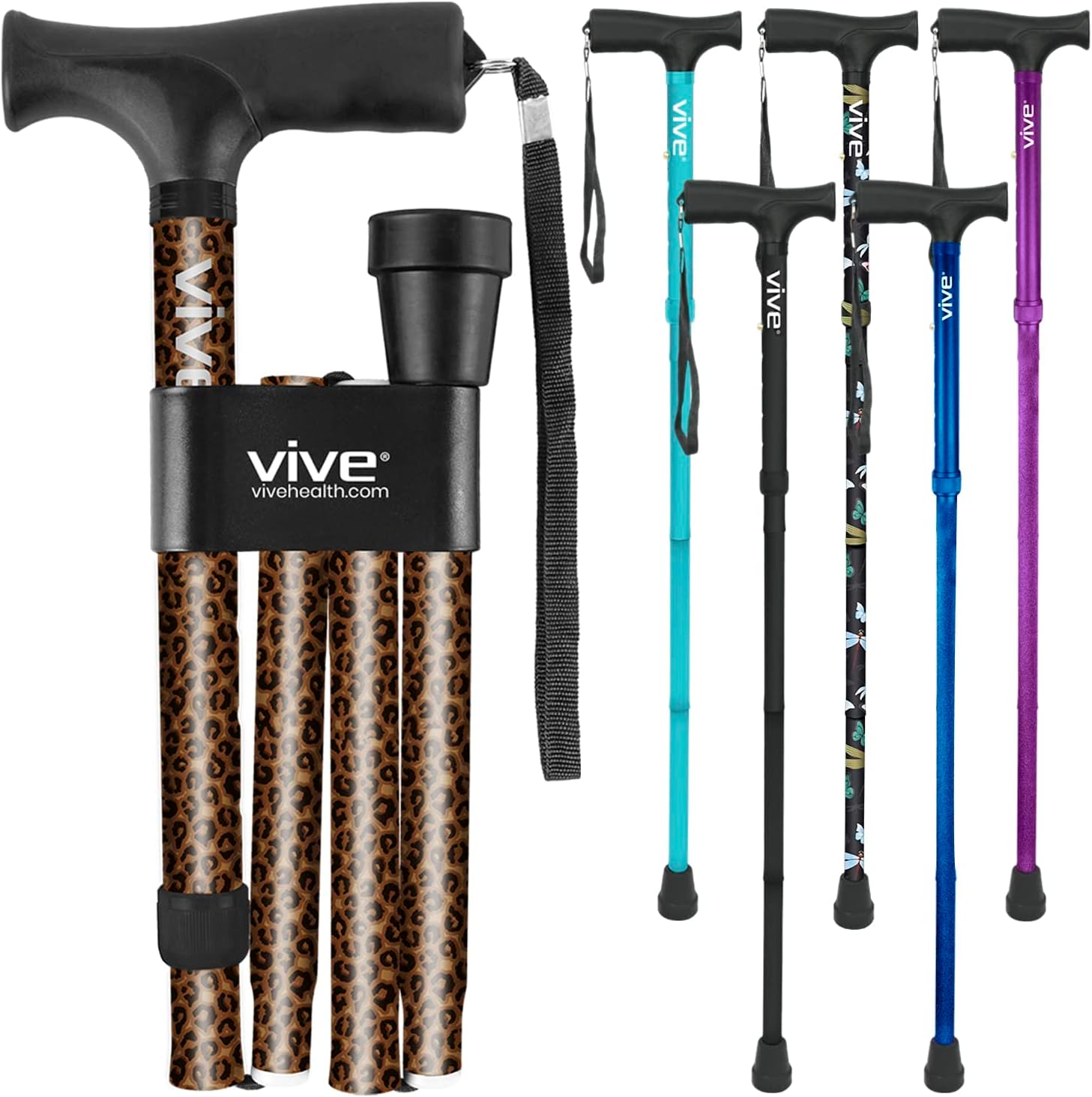 Amazon.com: Ez2care Walking Stick- Adjustable Lightweight Walking Cane ...