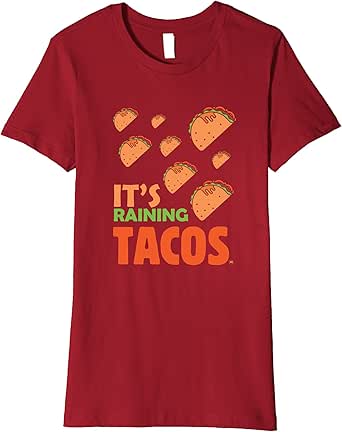 Amazon.com: Raining Tacos T-Shirt Design : Clothing, Shoes & Jewelry