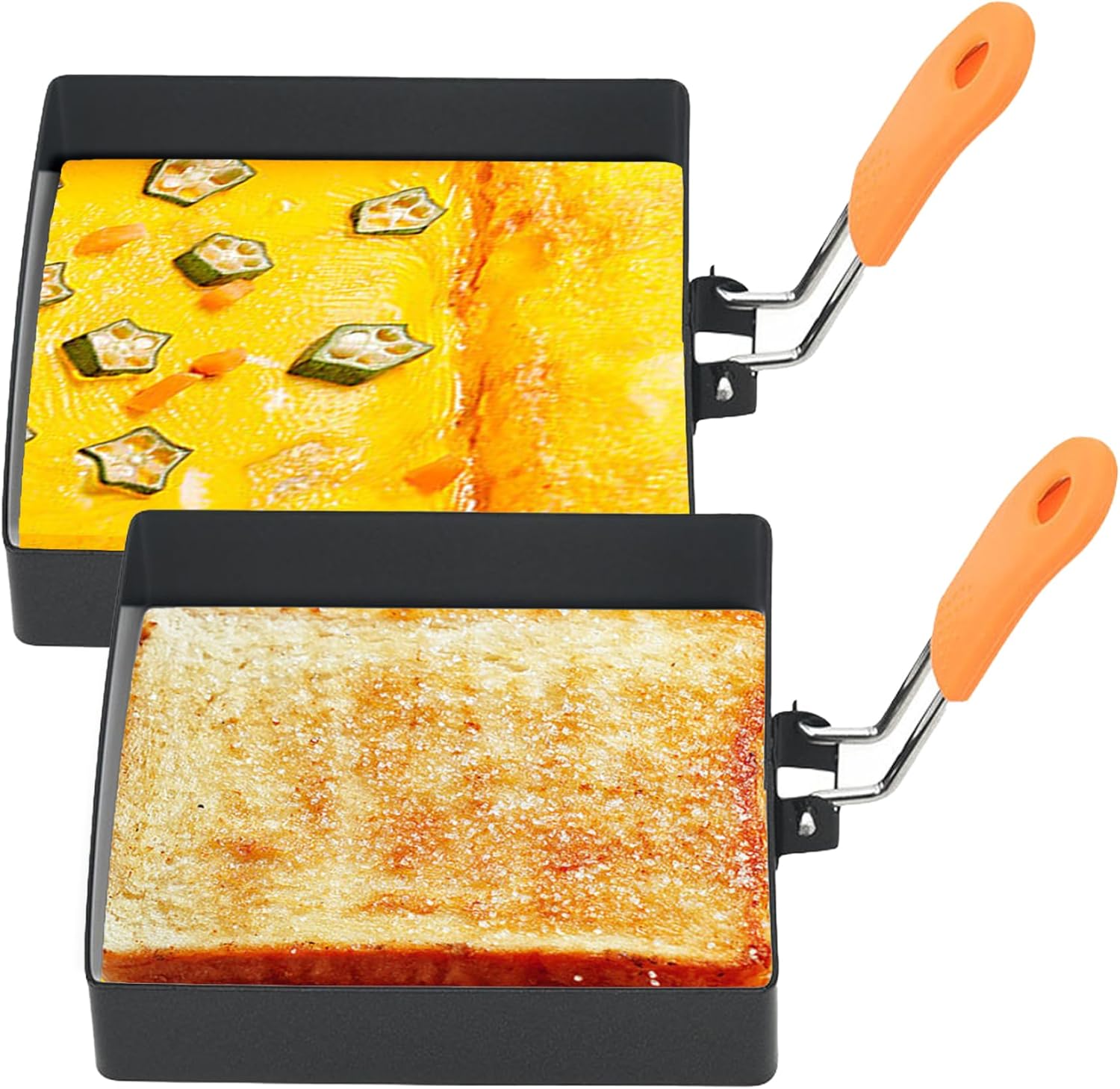 Amazon.com: Egg Muffins Omelet Maker, Egg Shaper, Egg Ring 2Pcs 4 Inch ...