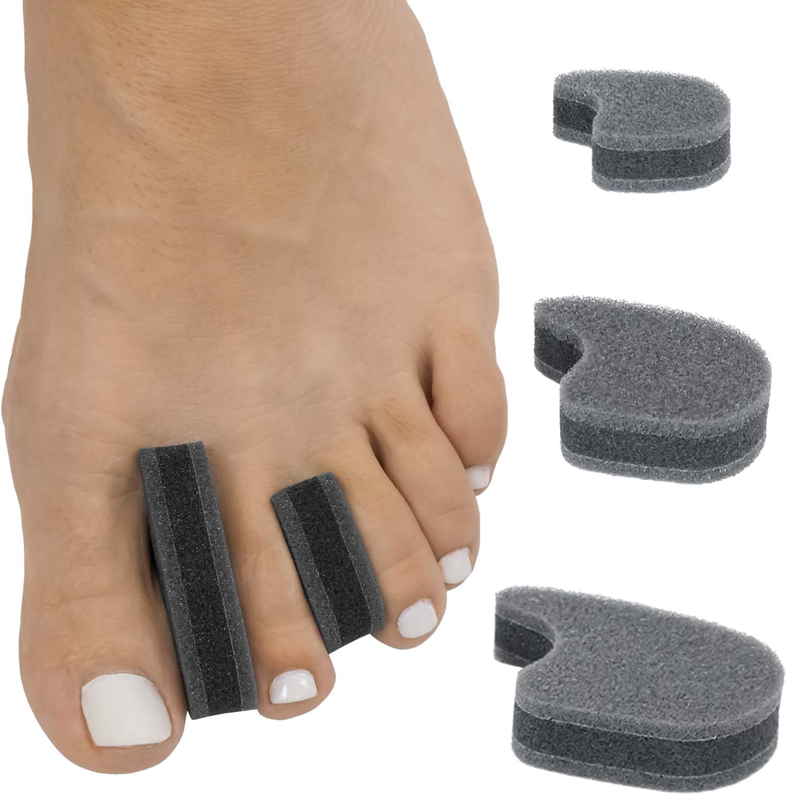 Amazon.com: VIVEsole Foam Toe Separators for Women & Men (20 Pack ...
