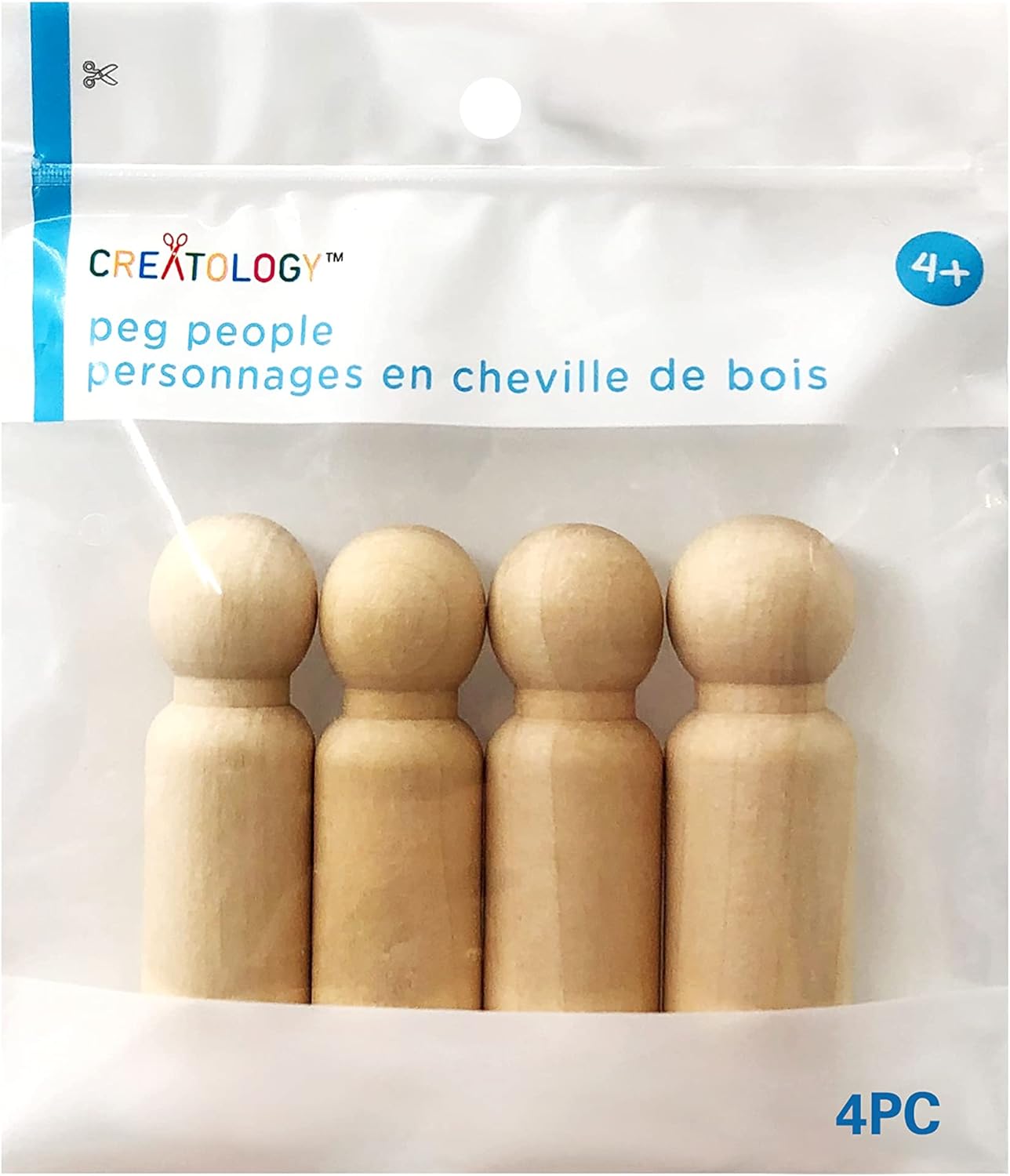 Amazon.com: 12 Packs: 4 ct. (48 Total) 3”; Peg People by Creatology ...