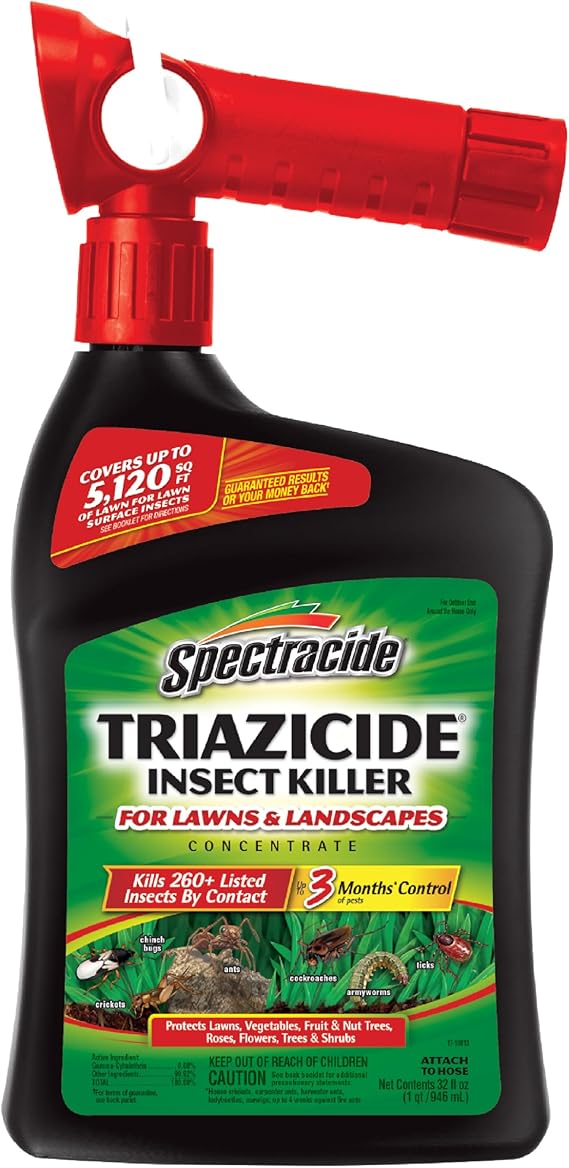 Amazon.com: Spectracide Triazicide Insect Killer For Lawns & Landscapes ...