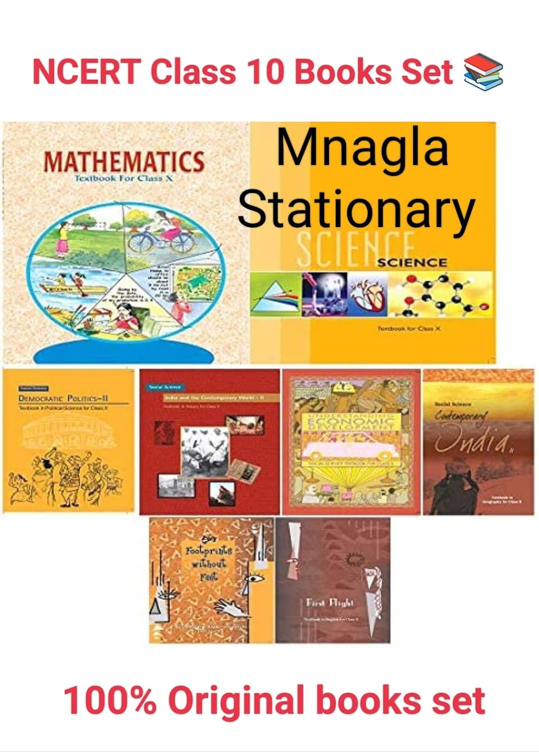 NCERT Original Class 10 Books Set of 8 Books : Amazon.in: Books