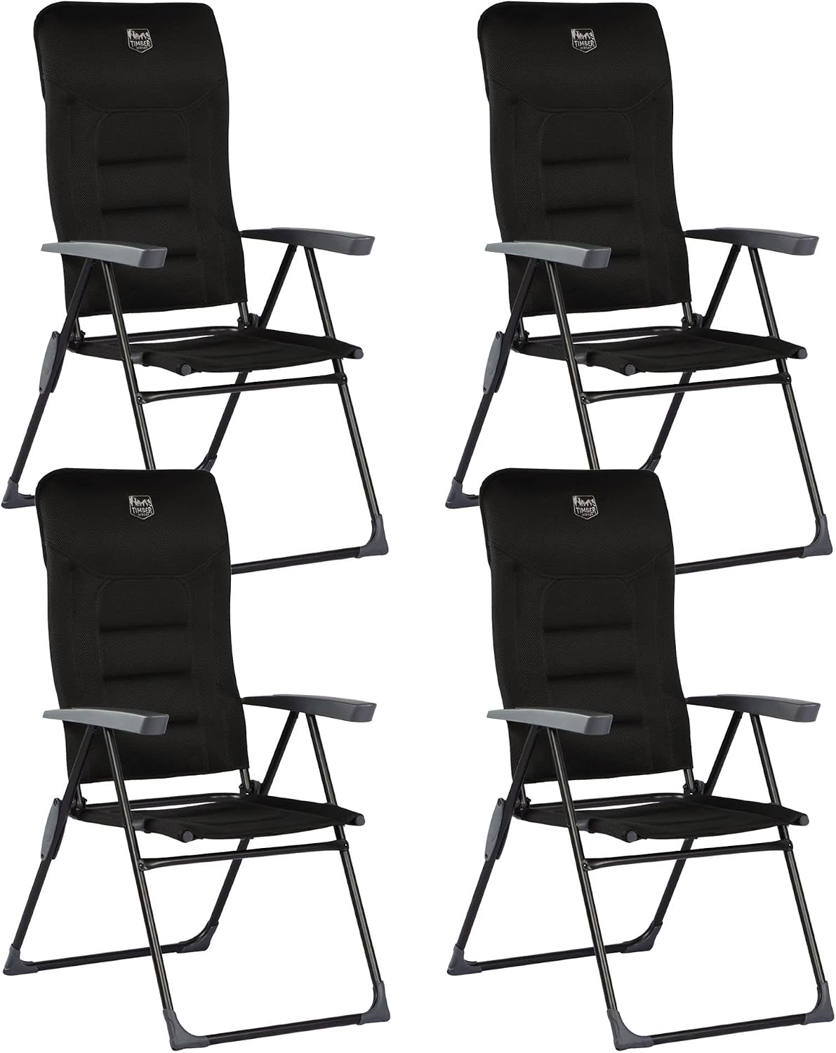 Amazon.com : TIMBER RIDGE 7-Level Reclining Camping Chair, Adjustable ...