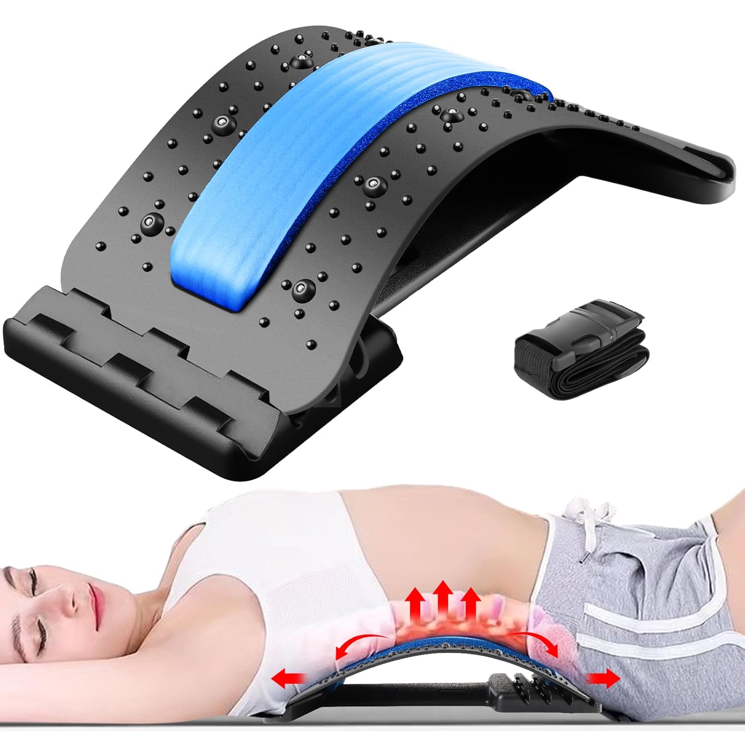 Amazon.com: YUSHINDI Back Stretcher For Lower Back Pain Relief,2024 ...