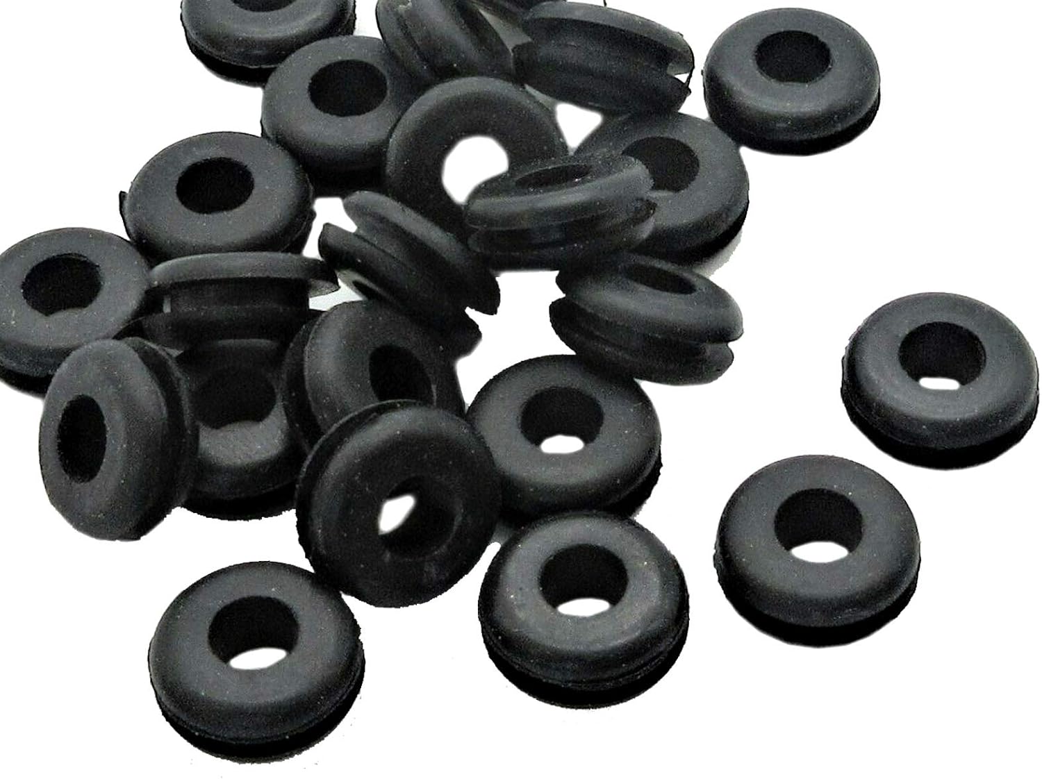Amazon.com: Rubber Grommets for 1/4" Panel Hole - 5/32” ID x 3/8" OD ...