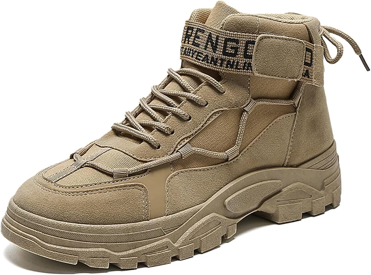 Amazon.com: Men's Fashion Work Boots Soft Sole Tactical Military Boots ...