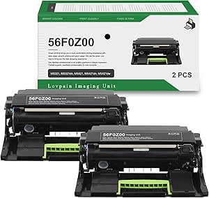 Amazon.com: 56F0Z00 Imaging Unit(2-Pack) - Lvan Compatible 56F0Z00 ...