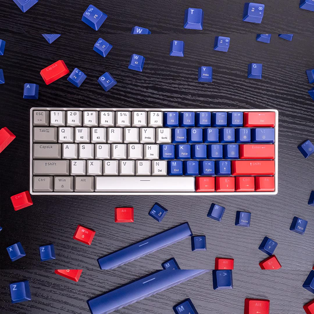 NEWMEN GM610 60% Mechanical Gaming Keyboard Wired & Wireless 61 Keys ...