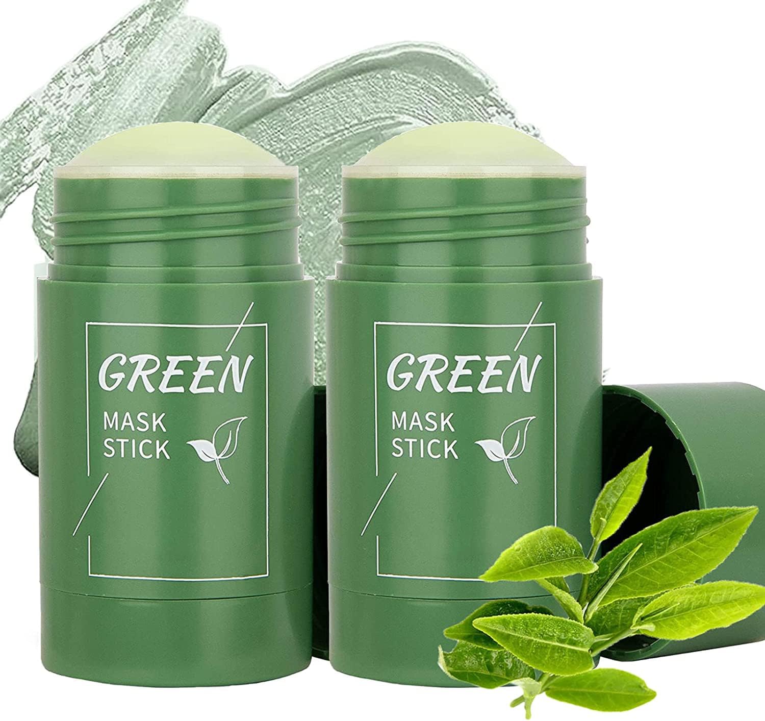 Green Tea Mask Stick for Face, Blackhead Remover with Green Tea Extract ...