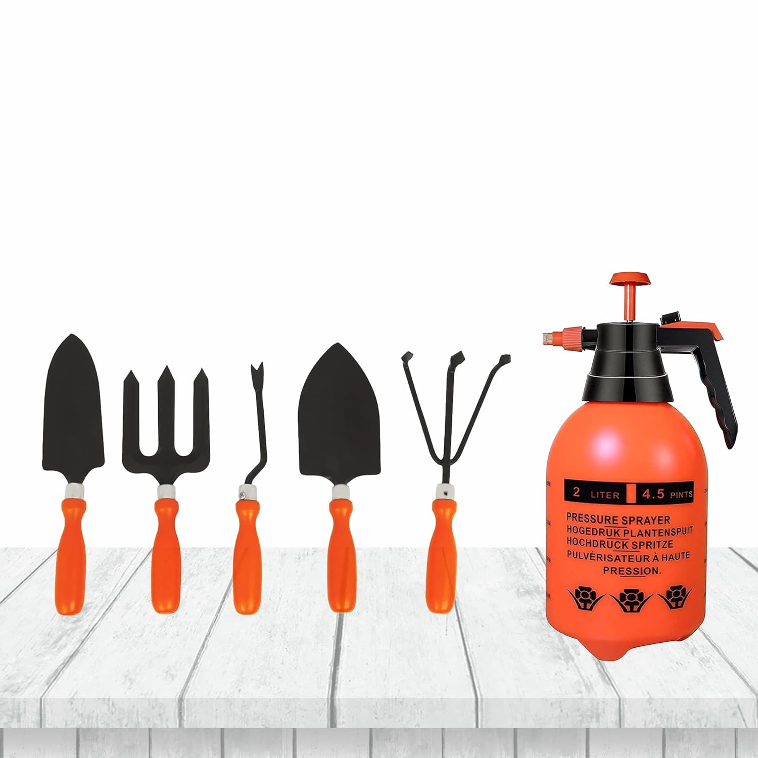 PlantDekho Garden Water Pump Sprayer with Garden Tool | Cultivator,Big ...