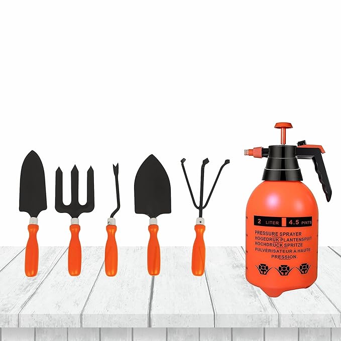 PlantDekho Garden Water Pump Sprayer with Garden Tool | Cultivator,Big ...