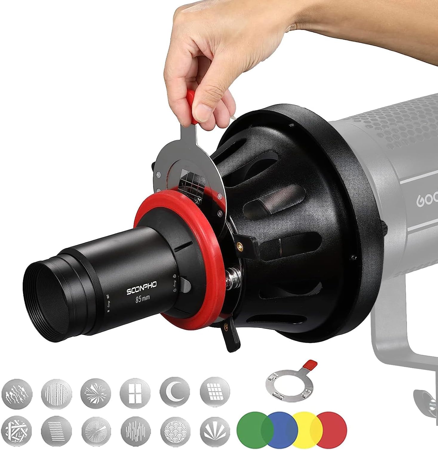 Amazon.com : Soonpho OT1 PRO II Bowens Mount Focalize Optical Snoot ...