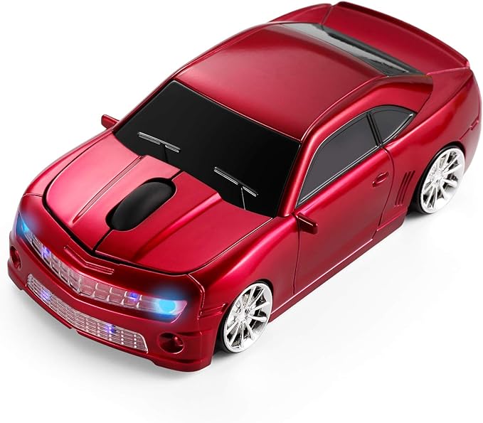 BKLNOG Wireless Car Mouse [Updated] with LED Headlights, 1600 DPI ...