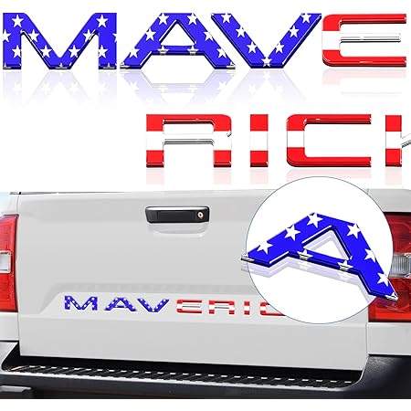 Amazon.com: Tailgate Inserts Letters Compatible for 2022 2023 Maverick ...
